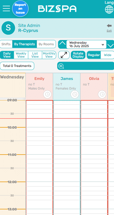 BIZspa - Spa management system